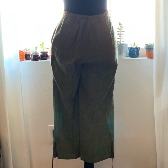 Koret | Pants & Jumpsuits | Koret Petites Linen Hunter Green Pants ...